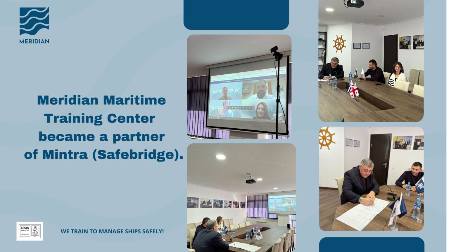 Meridian Maritime Training Center became a partner of Mintra ...