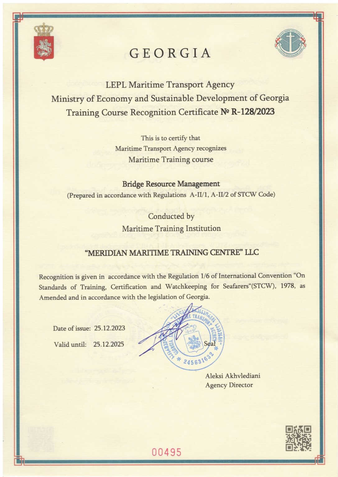 Bridge Resource Management - MERIDIAN